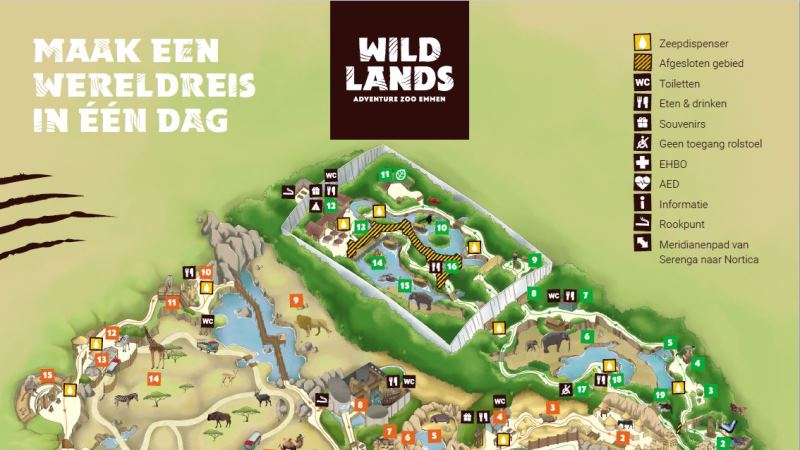 Plattegrond - WILDLANDS