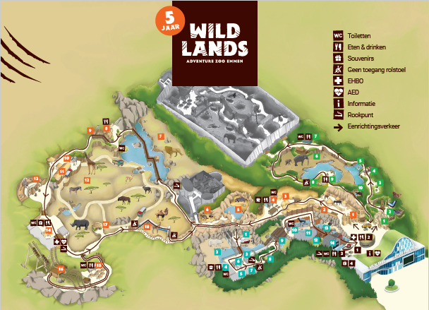 Plattegrond - WILDLANDS
